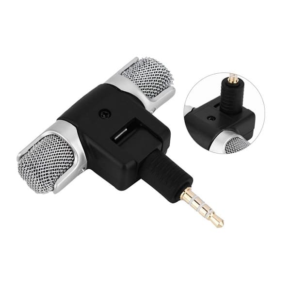 Mini Stereo Microphone Mic 3.5mm For Laptop, Camera, Vlogging – Dreamvazaar