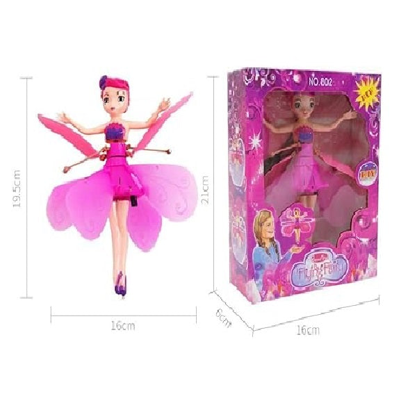 Flying Fairy Dolls for Girls Flying Doll Hand Control Helicopter Doll ...